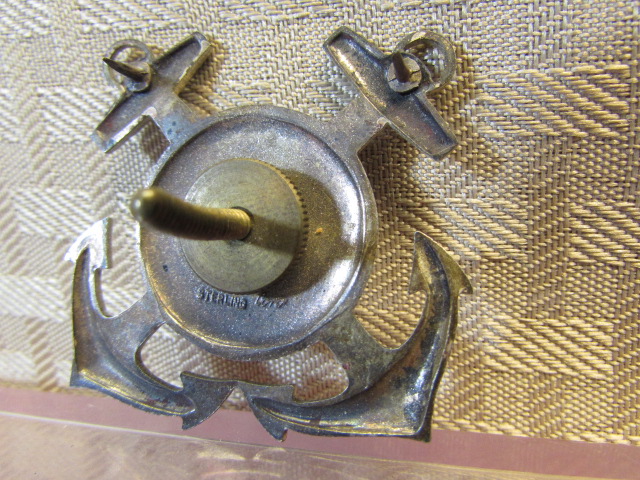 Lot Detail - WWII US MARITIME SERVICE STERLING SILVER & CORO ENAMEL CAP ... Lot Detail - WWII US MARITIME SERVICE STERLING SILVER & CORO ENAMEL CAP ...