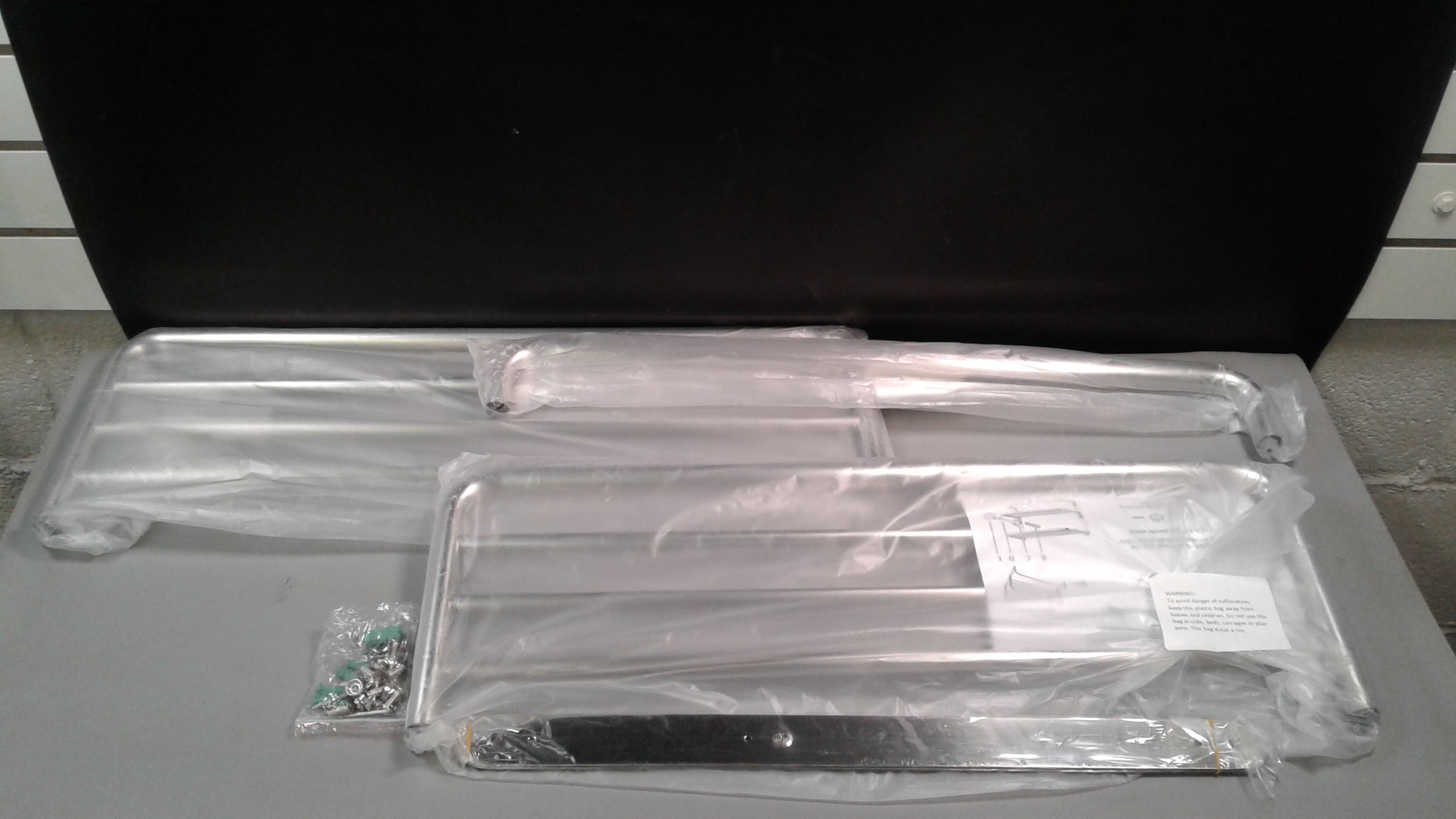 Lot Detail 24 Inch Bathroom Shelf 3 Tier Wall Mounting Rack With